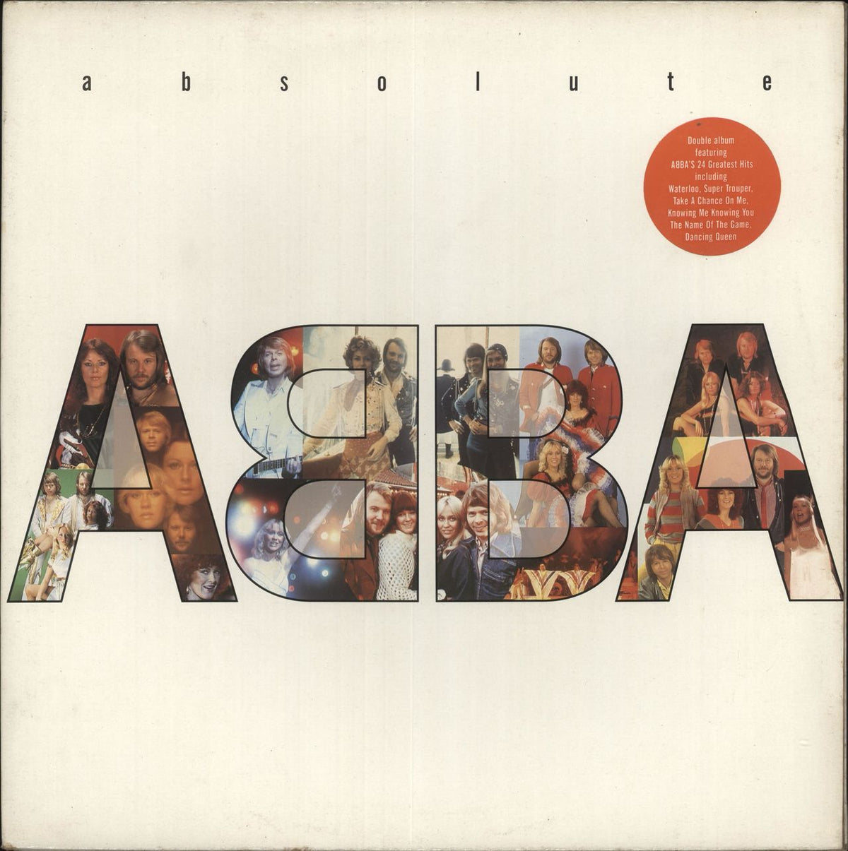 Abba Absolute Abba + Hype Sticker - EX UK 2-LP vinyl set — RareVinyl.com