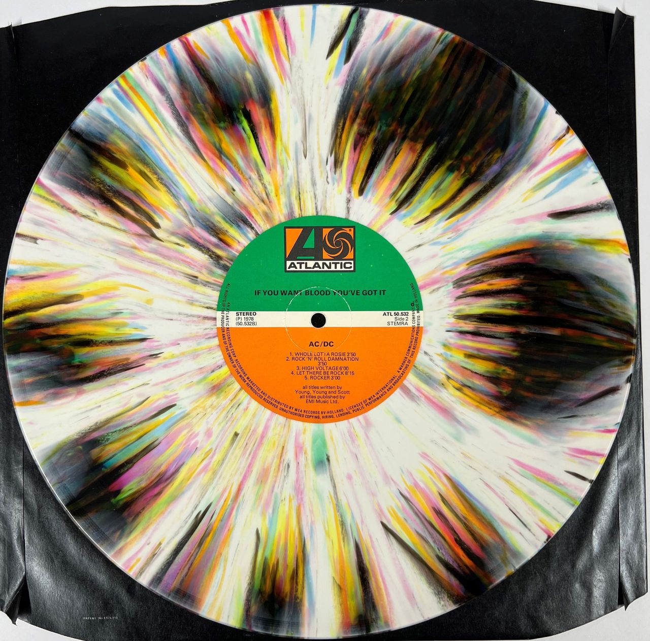 AC/DC If You Want Blood You've Got It - Multi-coloured Splatter Vinyl — RareVinyl.com