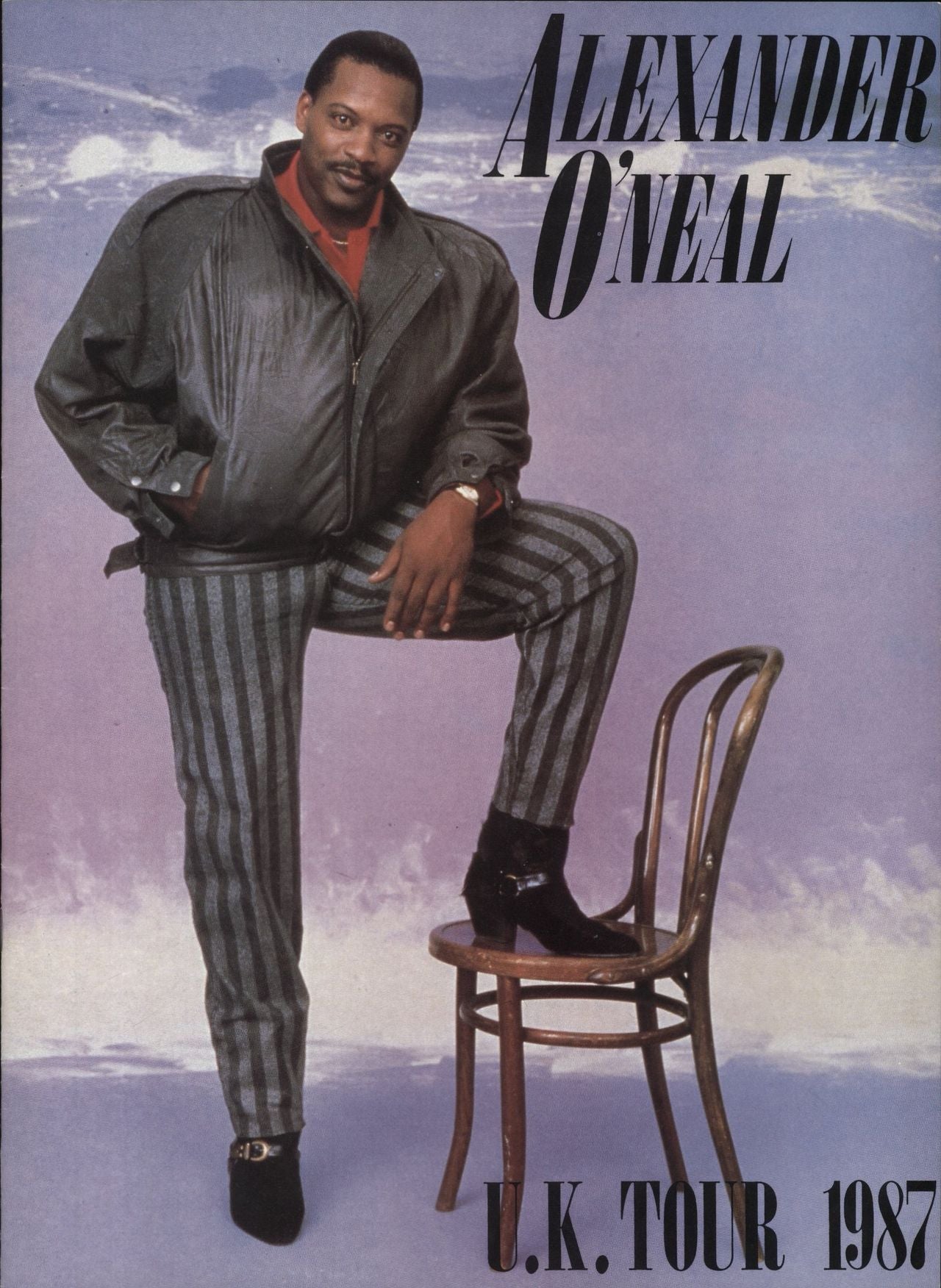 Alexander O'Neal UK Tour 1987 - Ticket Stub UK Tour programme ...