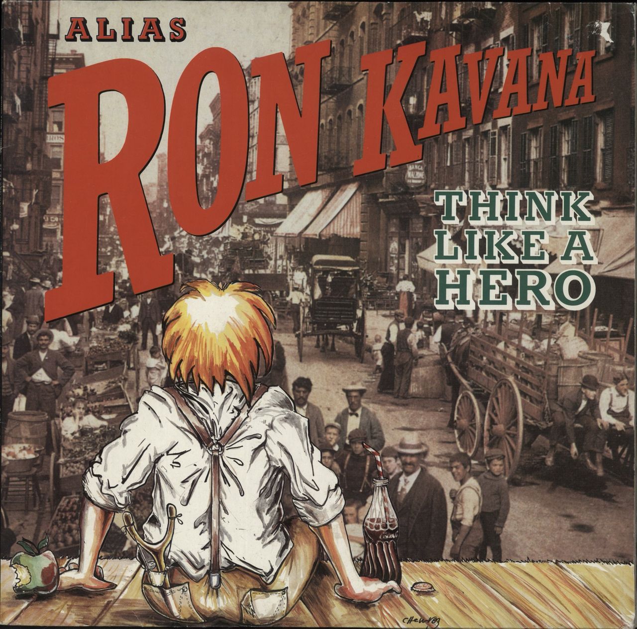 Alias Ron Kavana Think Like A Hero + Poster + Lyric insert + Inserts G ...