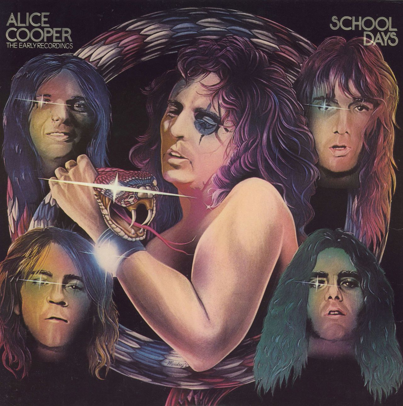 Alice Cooper School Days - 1st UK 2-LP vinyl set — RareVinyl.com