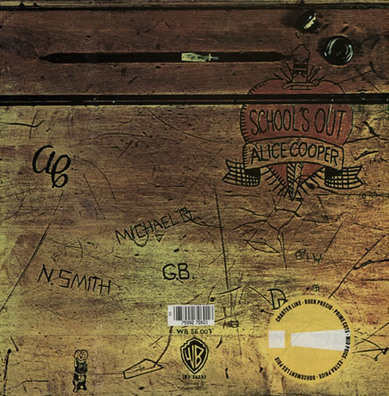 Alice Cooper School's Out - Mid 1980s Barcoded German Vinyl LP — RareVinyl.com