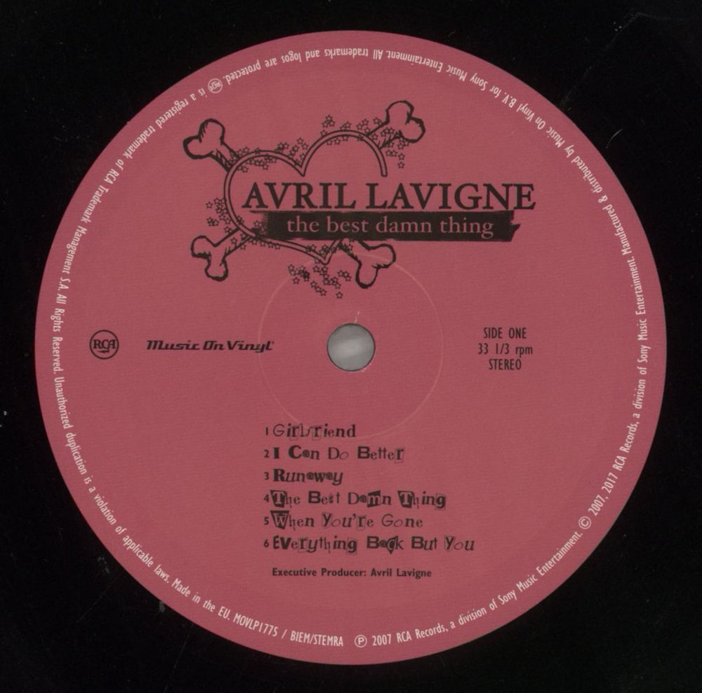 Avril Lavigne The Best Damn Thing - 180gm UK Vinyl LP — RareVinyl.com