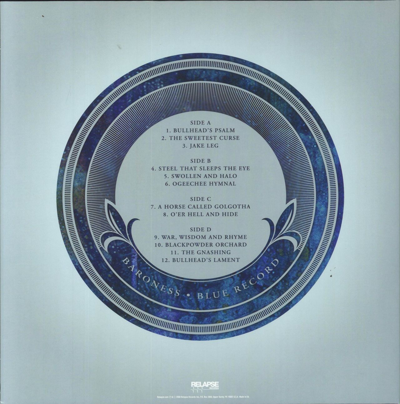 Baroness Blue Record - Double Picture Disc US Picture disc LP ...