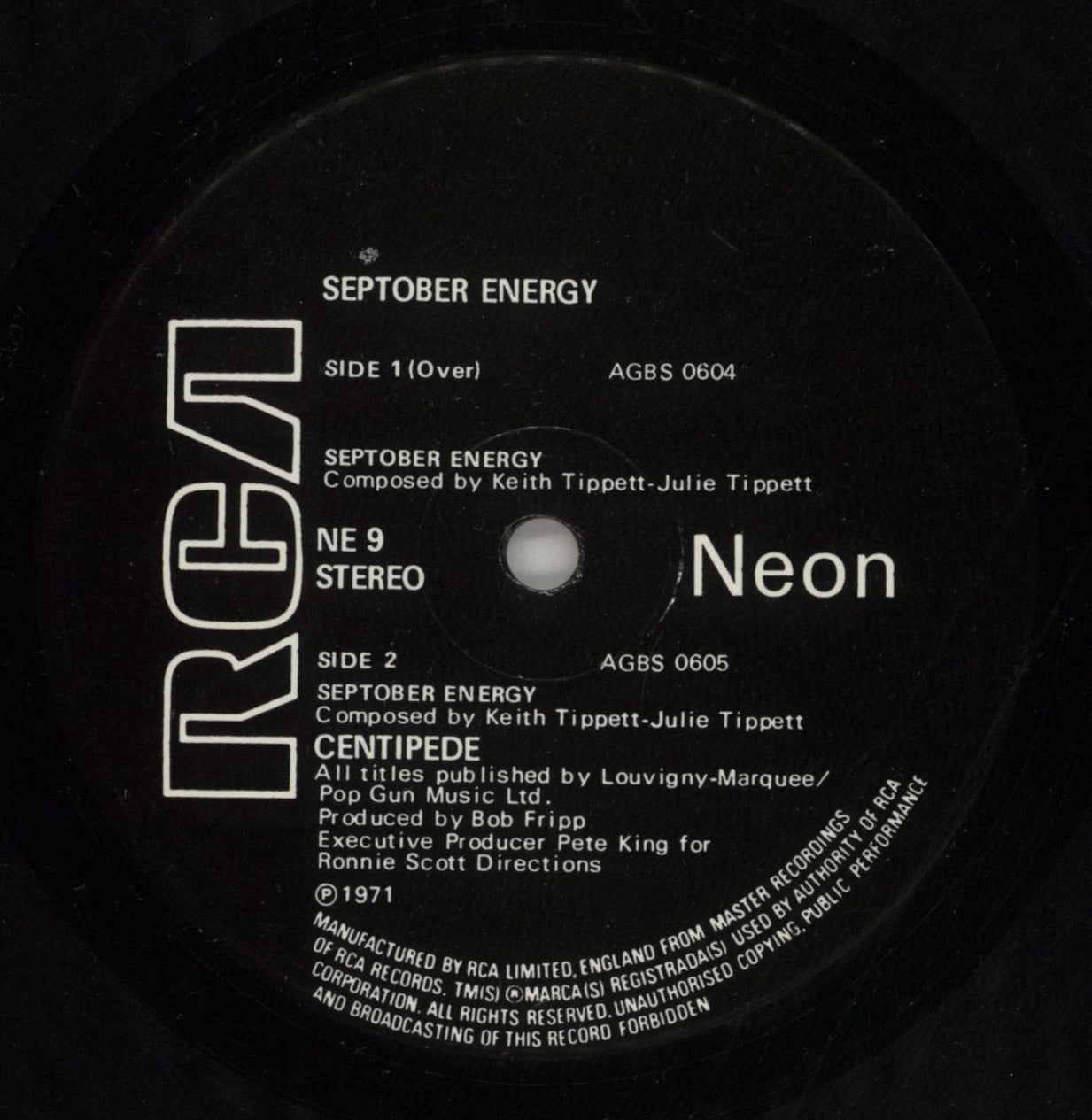 Centipede Septober Energy - EX UK 2-LP vinyl set — RareVinyl.com