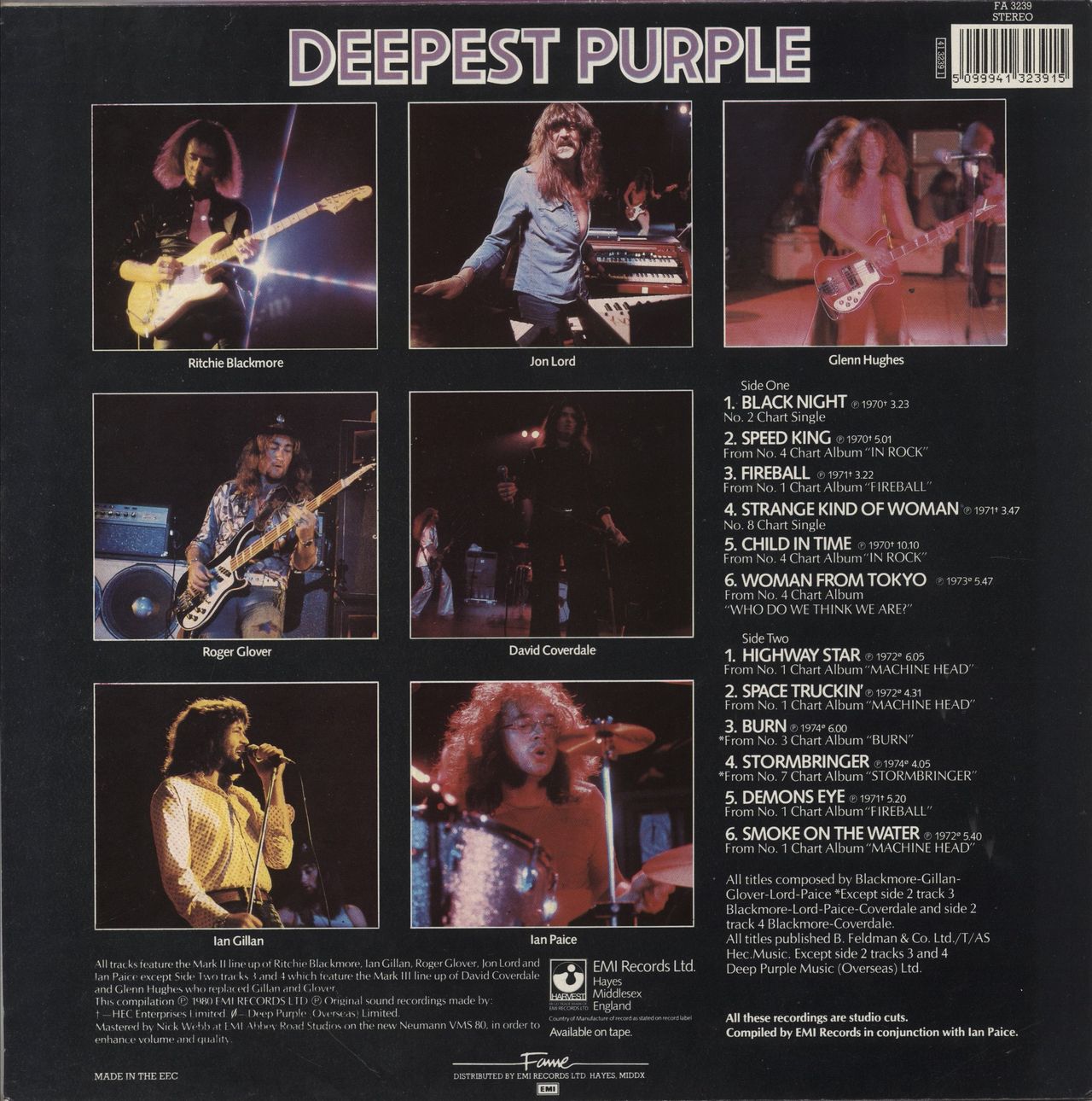 Deep Purple The Very Best Of Deep Purple UK Vinyl LP — RareVinyl.com