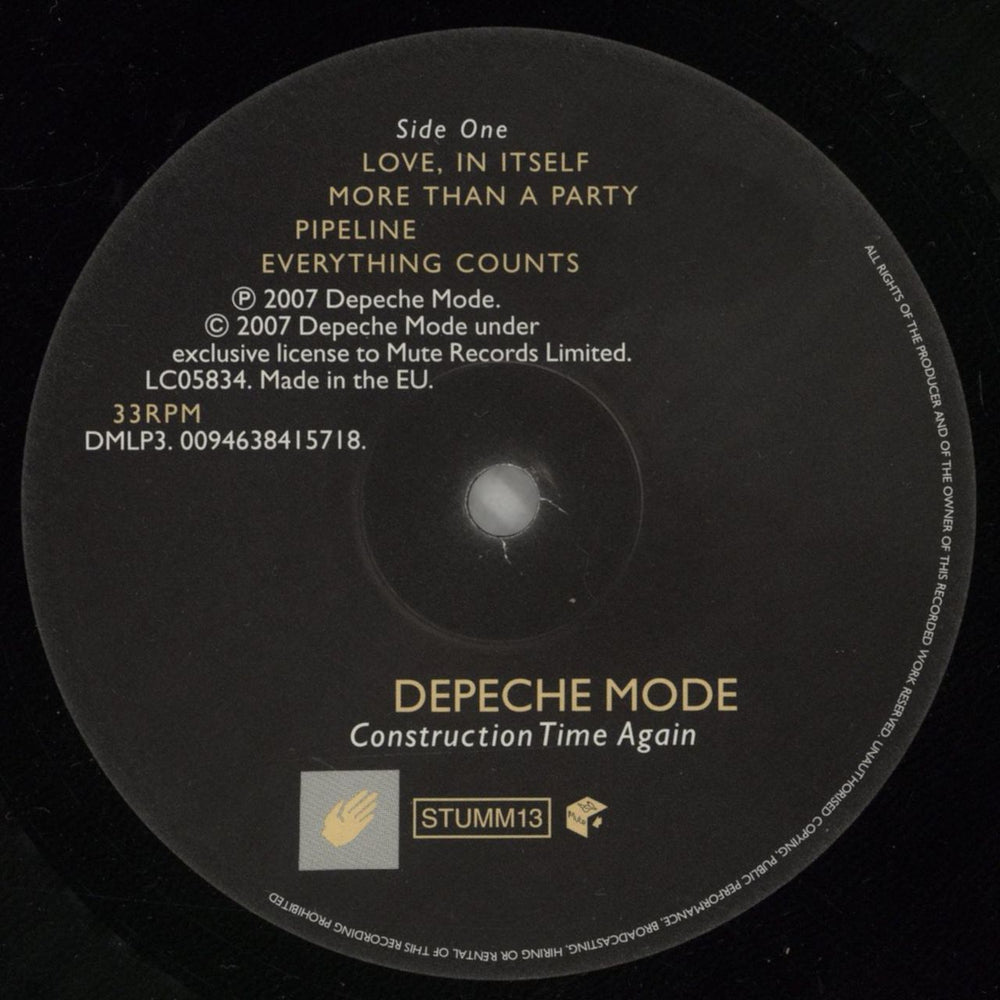 Depeche Mode Construction Time Again UK Vinyl LP — RareVinyl.com