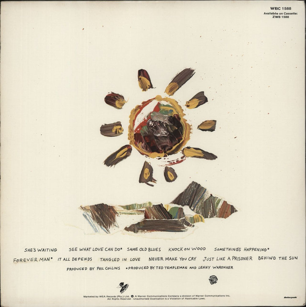 Eric Clapton Behind The Sun South African Vinyl LP — RareVinyl.com