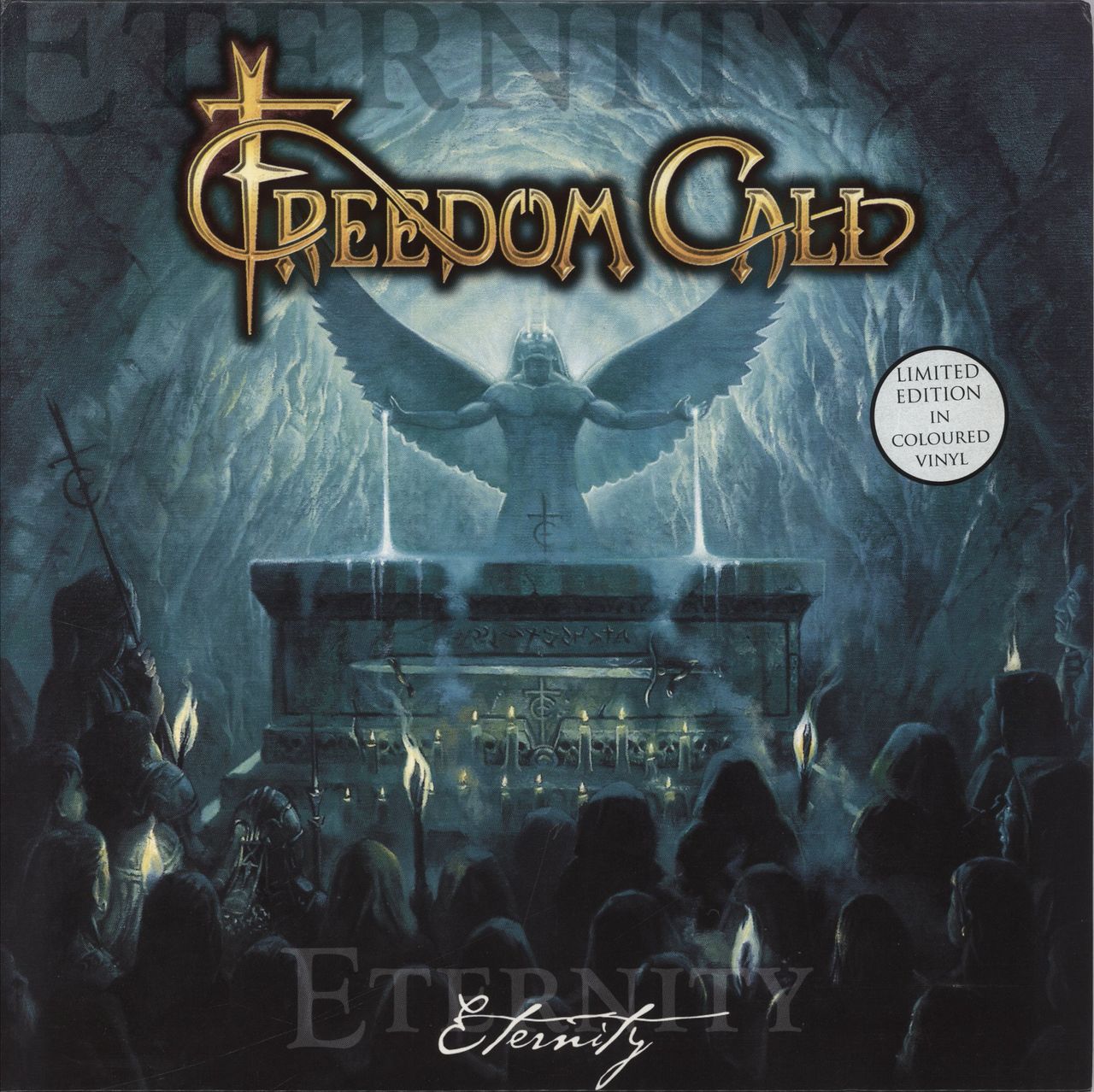 Freedom Call Eternity - Green Transparent Vinyl German 2-LP vinyl set — RareVinyl.com