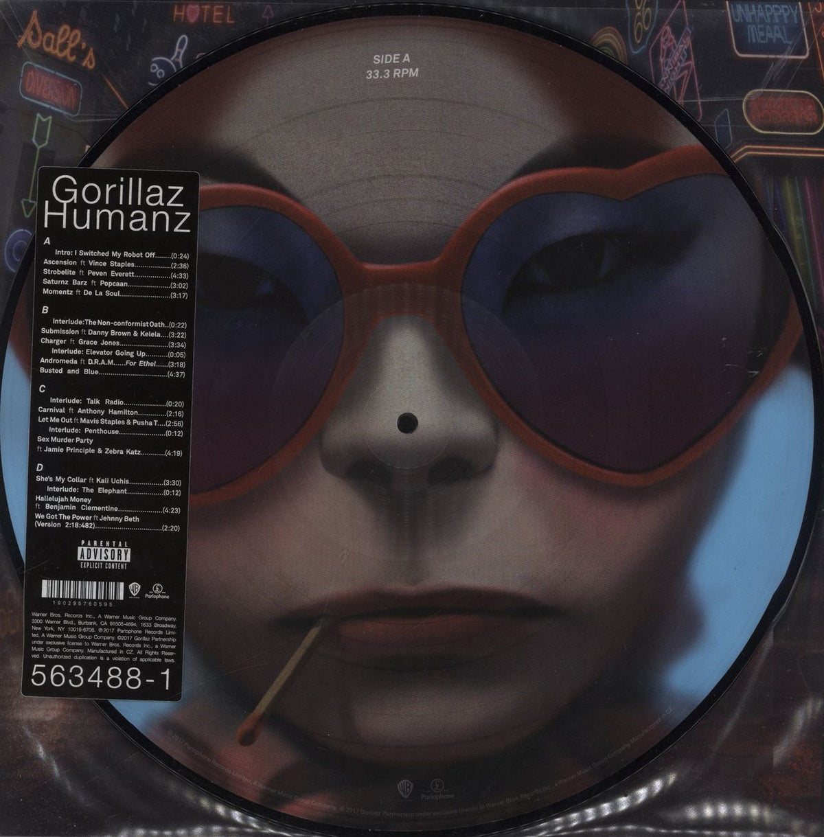 Gorillaz Humanz UK Picture disc LP — RareVinyl.com