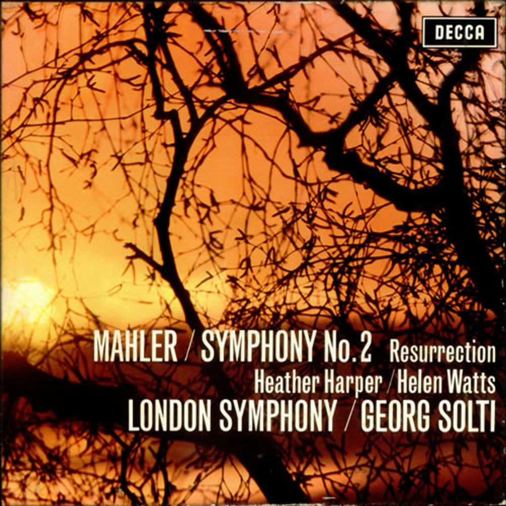 Gustav Mahler Symphony No. 2 'Resurrection' - boxed UK Vinyl box set — RareVinyl.com