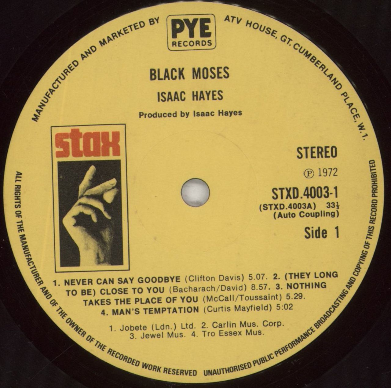 Isaac Hayes Black Moses UK 2-LP vinyl set — RareVinyl.com