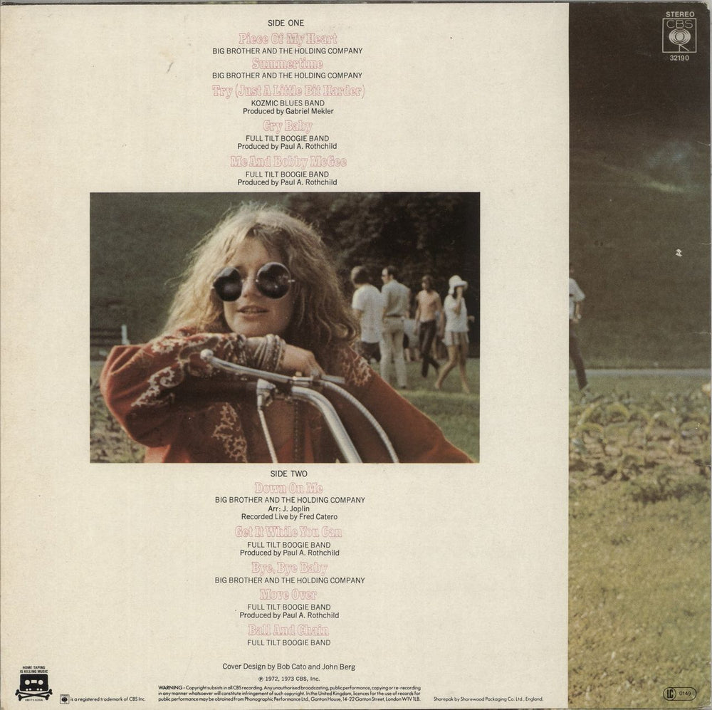 Janis Joplin Greatest Hits - Nice Price Sticker UK Vinyl LP — RareVinyl.com