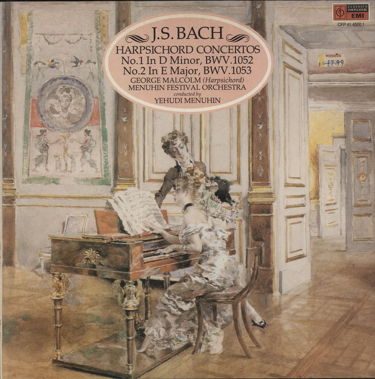 Johann Sebastian Bach J. S. Bach: Harpsichord Concertos UK Vinyl LP — RareVinyl.com