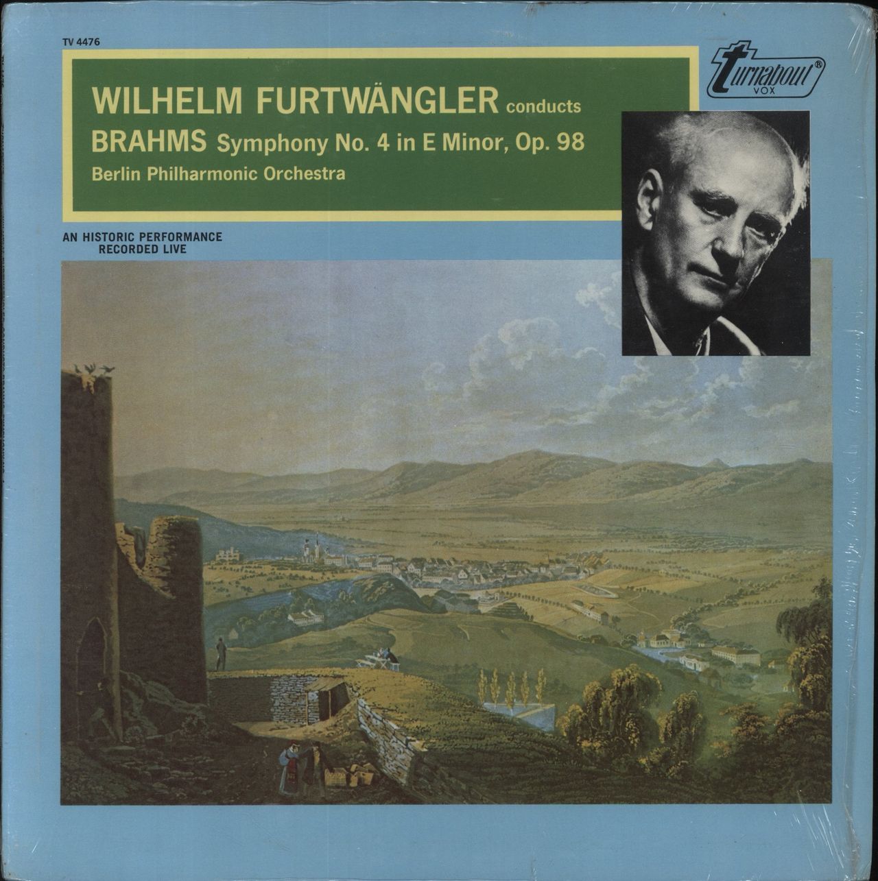 Johannes Brahms Symphony No. 4 in E Minor, Op. 98 US Vinyl LP — RareVinyl.com