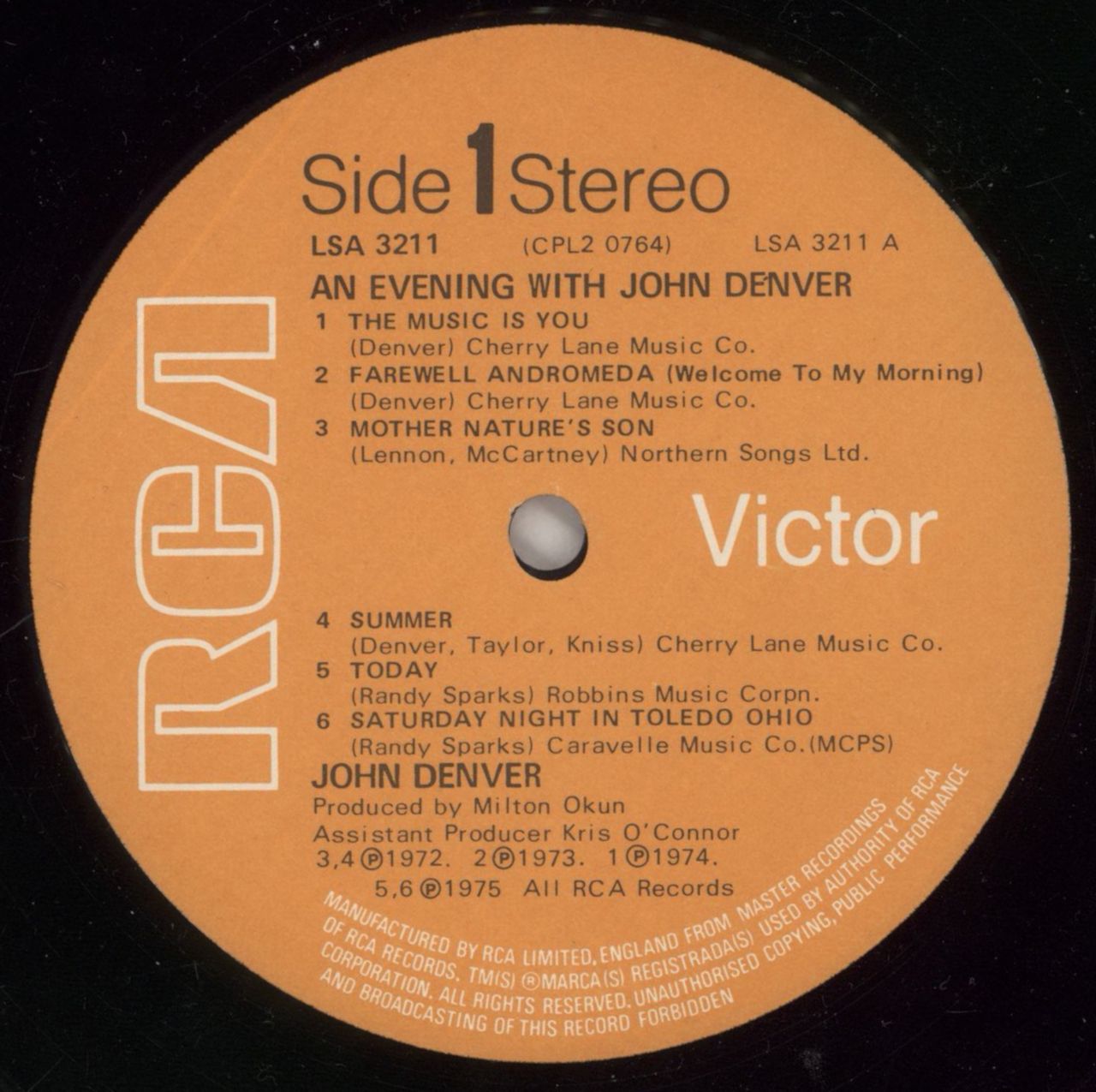 John Denver An Evening With John Denver UK 2-LP vinyl set — RareVinyl.com