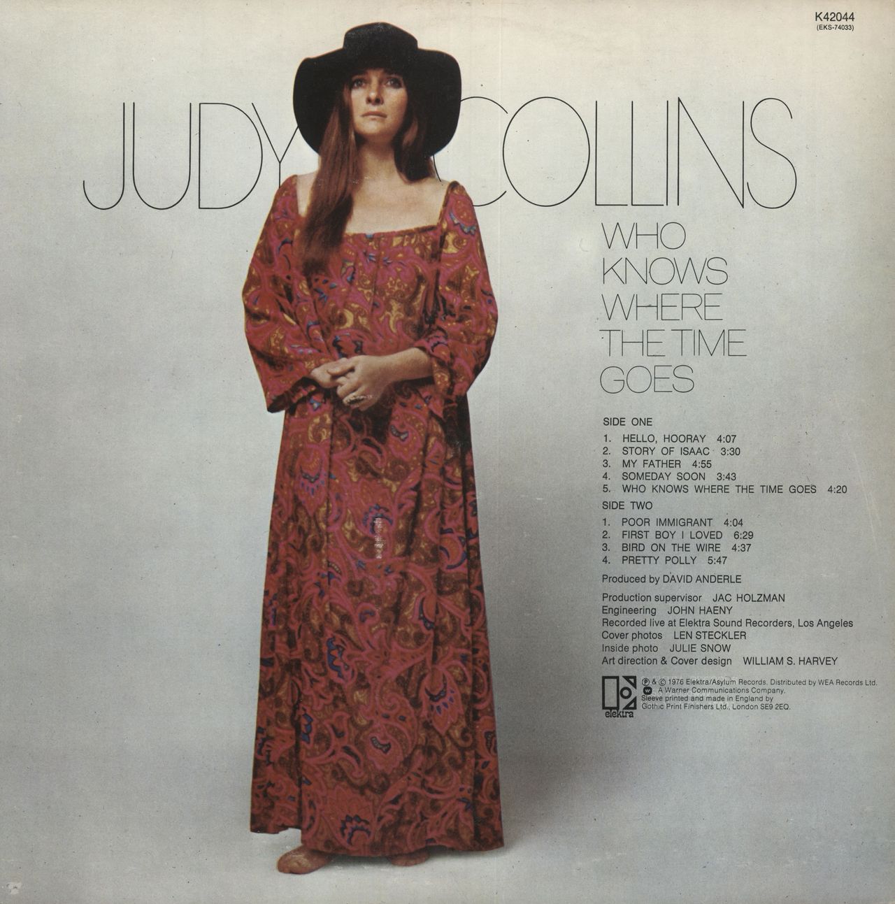 Judy Collins Who Knows Where The Time Goes UK Vinyl LP — RareVinyl.com