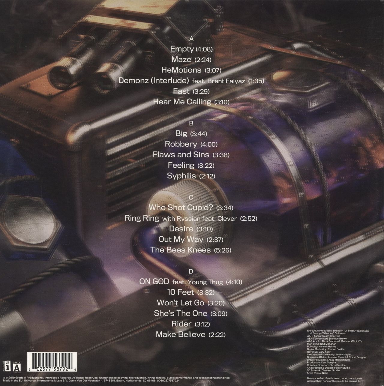 Juice Wrld Death Race For Love - 180gm UK 2-LP vinyl set — RareVinyl.com