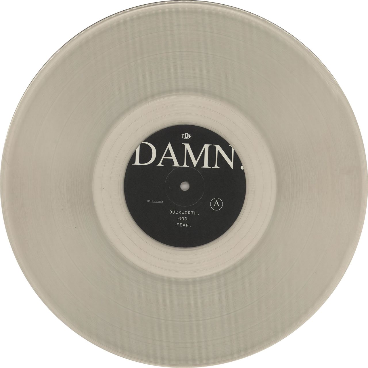 Kendrick Lamar Damn - Clear Vinyl + Numbered Sleeve UK 2-LP vinyl set ...