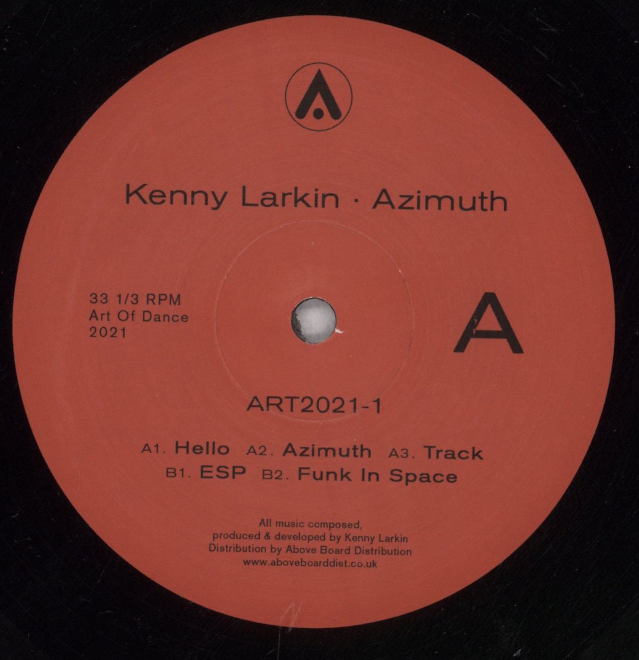 Kenny Larkin Azimuth US 2-LP vinyl set — RareVinyl.com