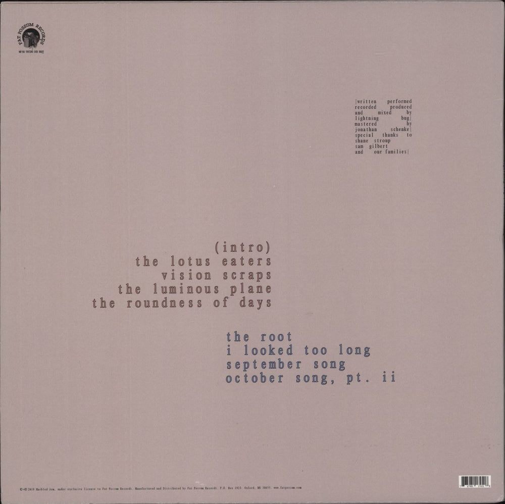 Lightning Bug October Song - Milky Clear Vinyl US Vinyl LP — RareVinyl.com