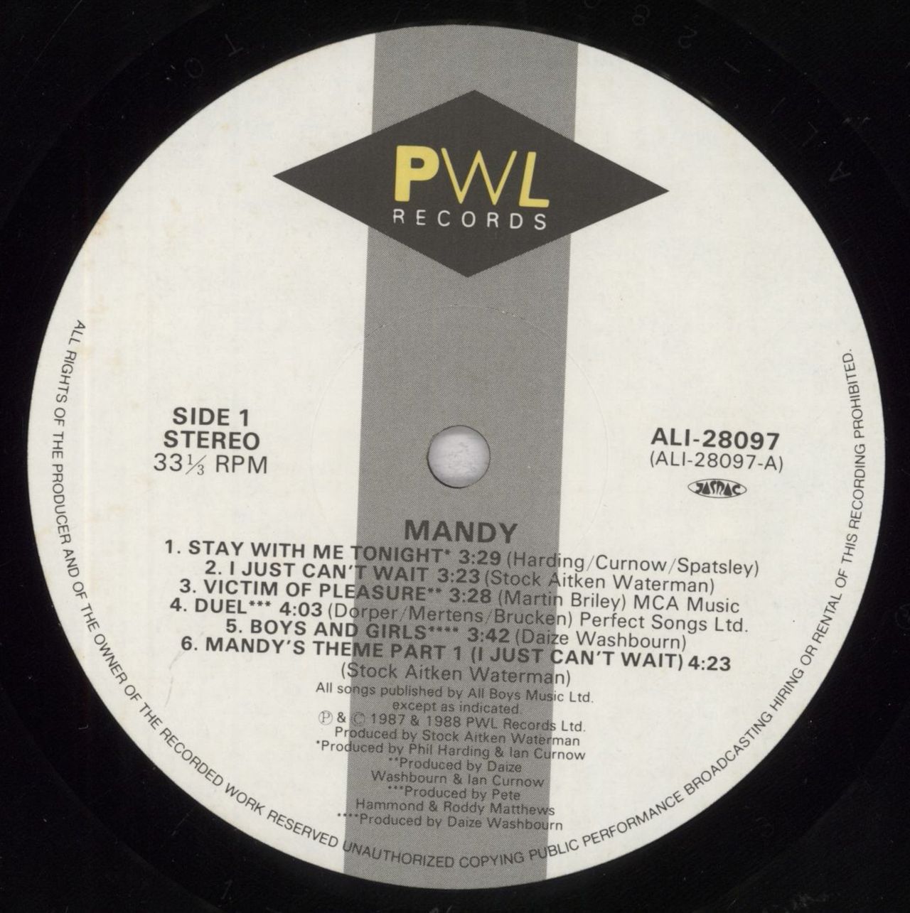 Mandy Smith Mandy Japanese Vinyl LP — RareVinyl.com