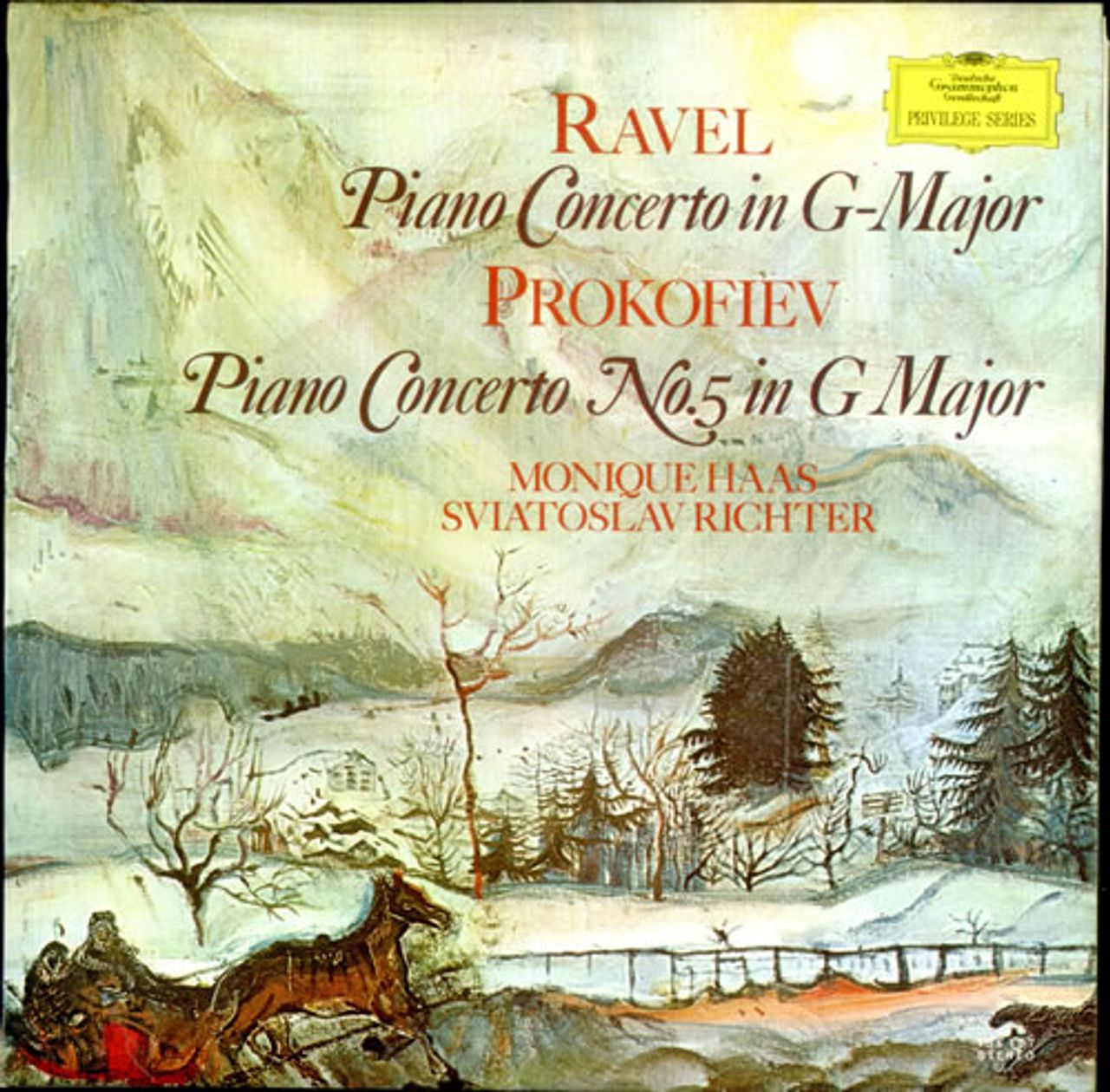 Maurice Ravel Piano Concerto in G major / Piano Concerto no. 5 in G ma — RareVinyl.com