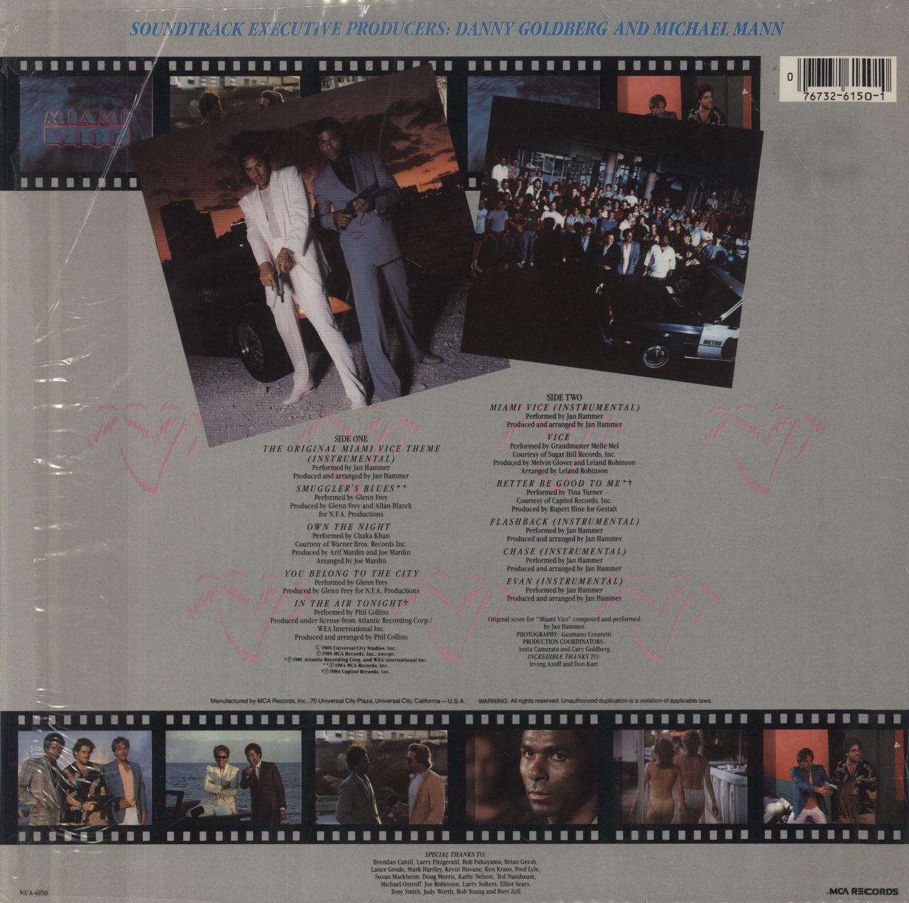 Miami Vice Miami Vice - stickered shrink US Vinyl LP — RareVinyl.com