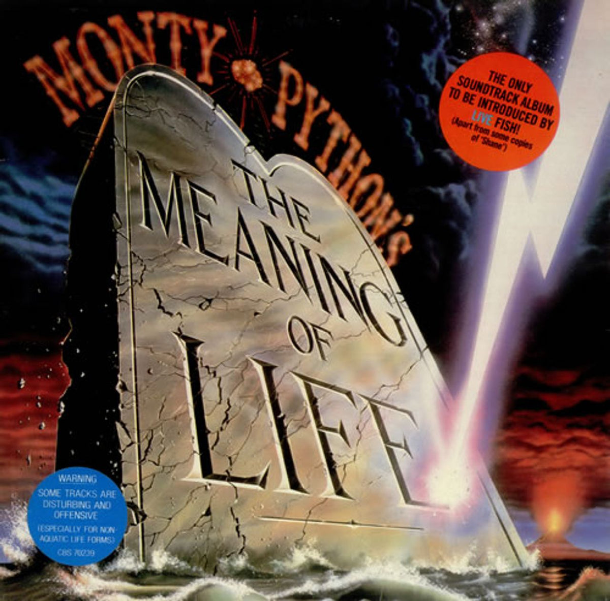 Monty Python The Meaning Of Life - Stickered Sleeve UK Vinyl LP ...