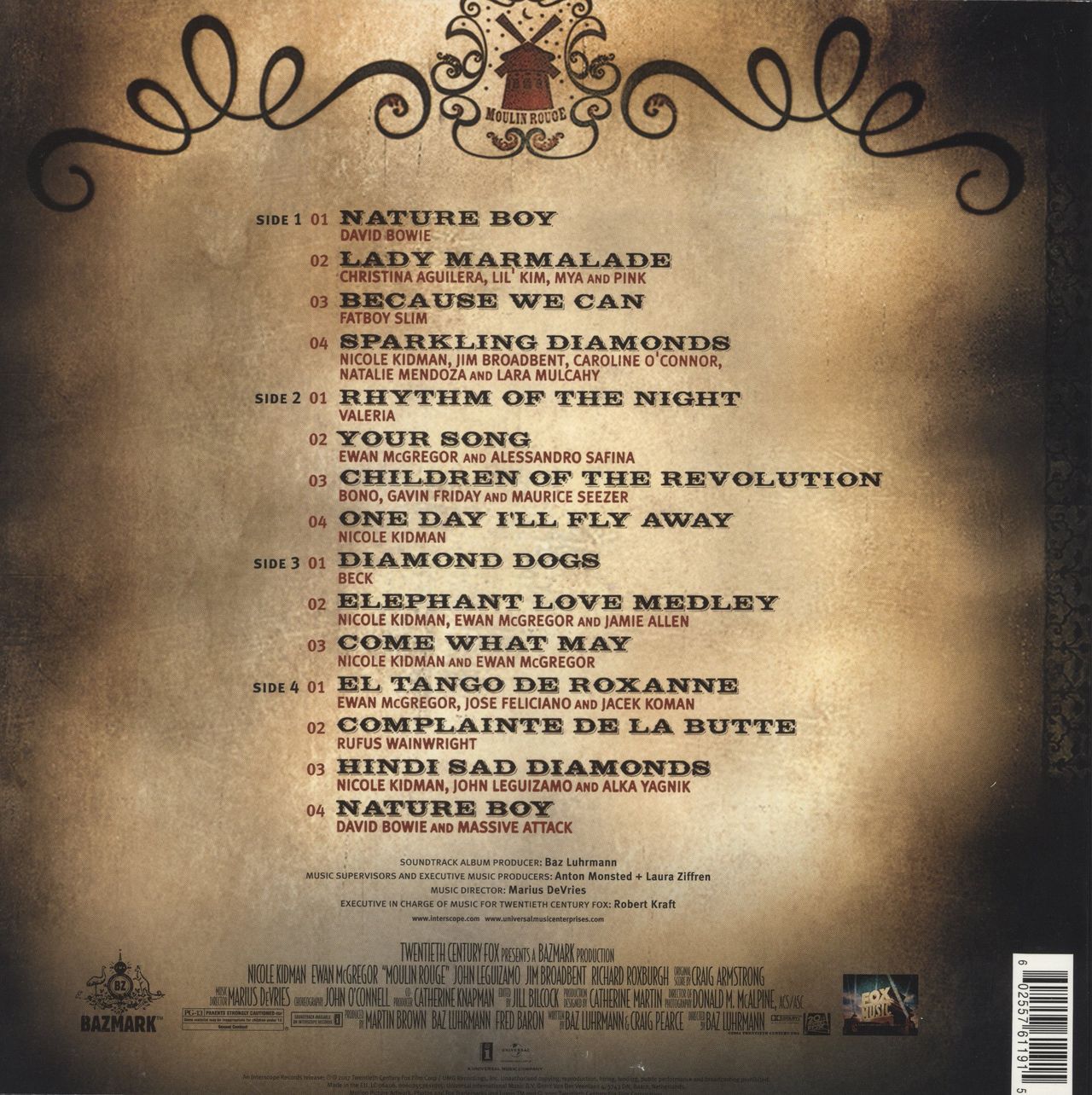 Original Soundtrack Moulin Rouge - 180gm UK 2-LP vinyl set — RareVinyl.com