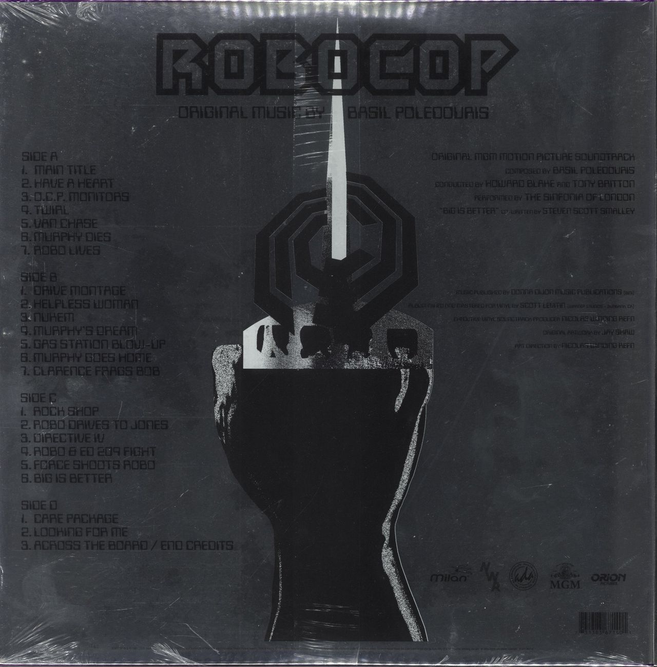 Original Soundtrack Robocop - Silver Vinyl - Sealed US 2-LP vinyl set ...