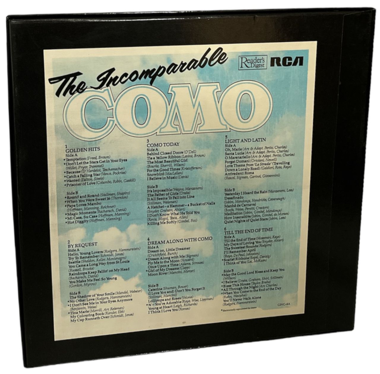 Perry Como The Incomparable Como UK Vinyl box set — RareVinyl.com