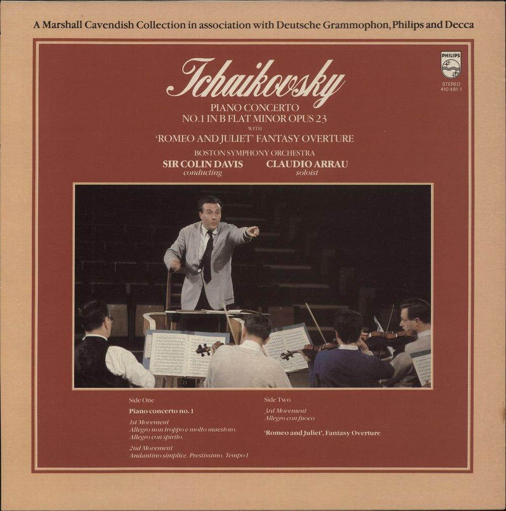 Pyotr Ilyich Tchaikovsky Piano Concerto No. 1 in B Flat Minor Opus 23 — RareVinyl.com