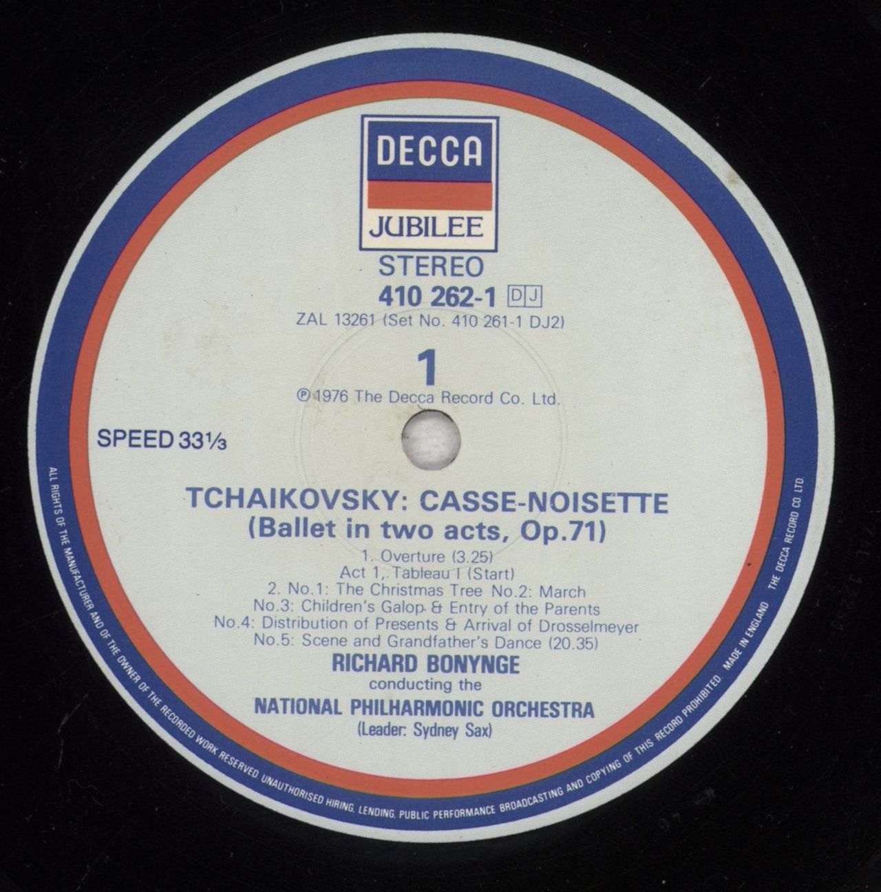 Pyotr Ilyich Tchaikovsky Tchaikovsky: The Nutcracker - Complete Ballet — RareVinyl.com