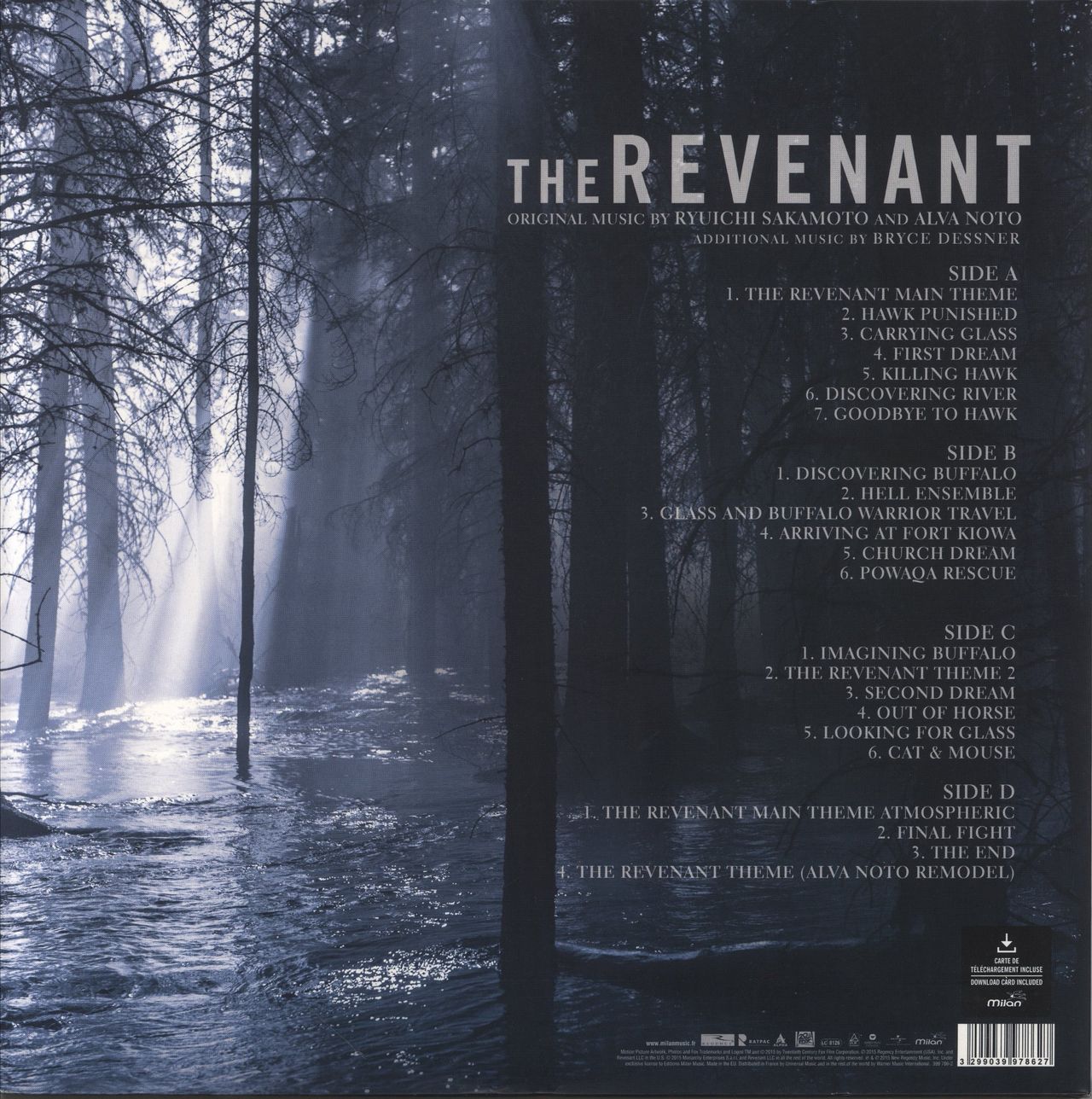 Ryuichi Sakamoto The Revenant - 180gm UK 2-LP vinyl set — RareVinyl.com