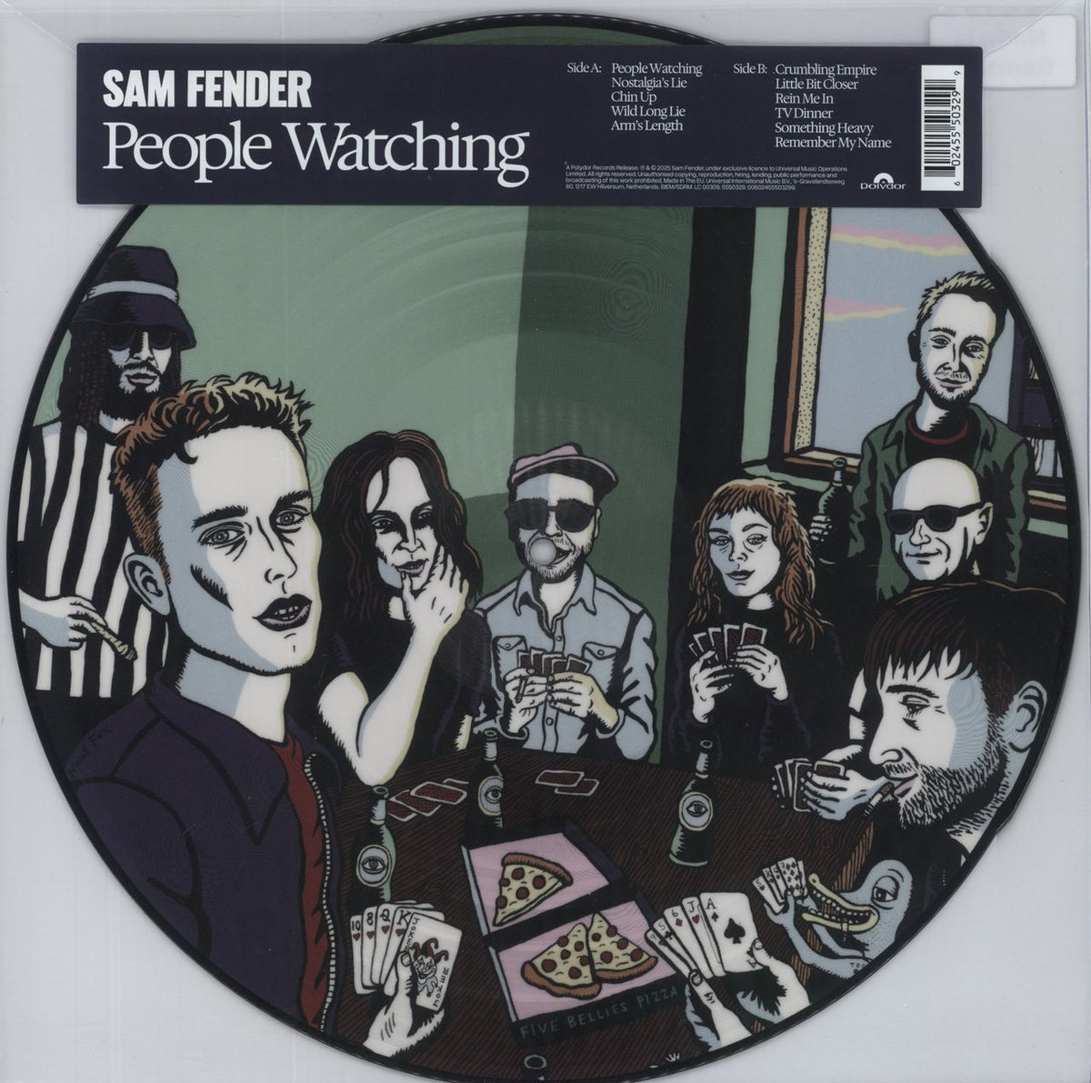 Sam Fender People Watching - Neal Fox Artwork Picture Disc + Autograph ...
