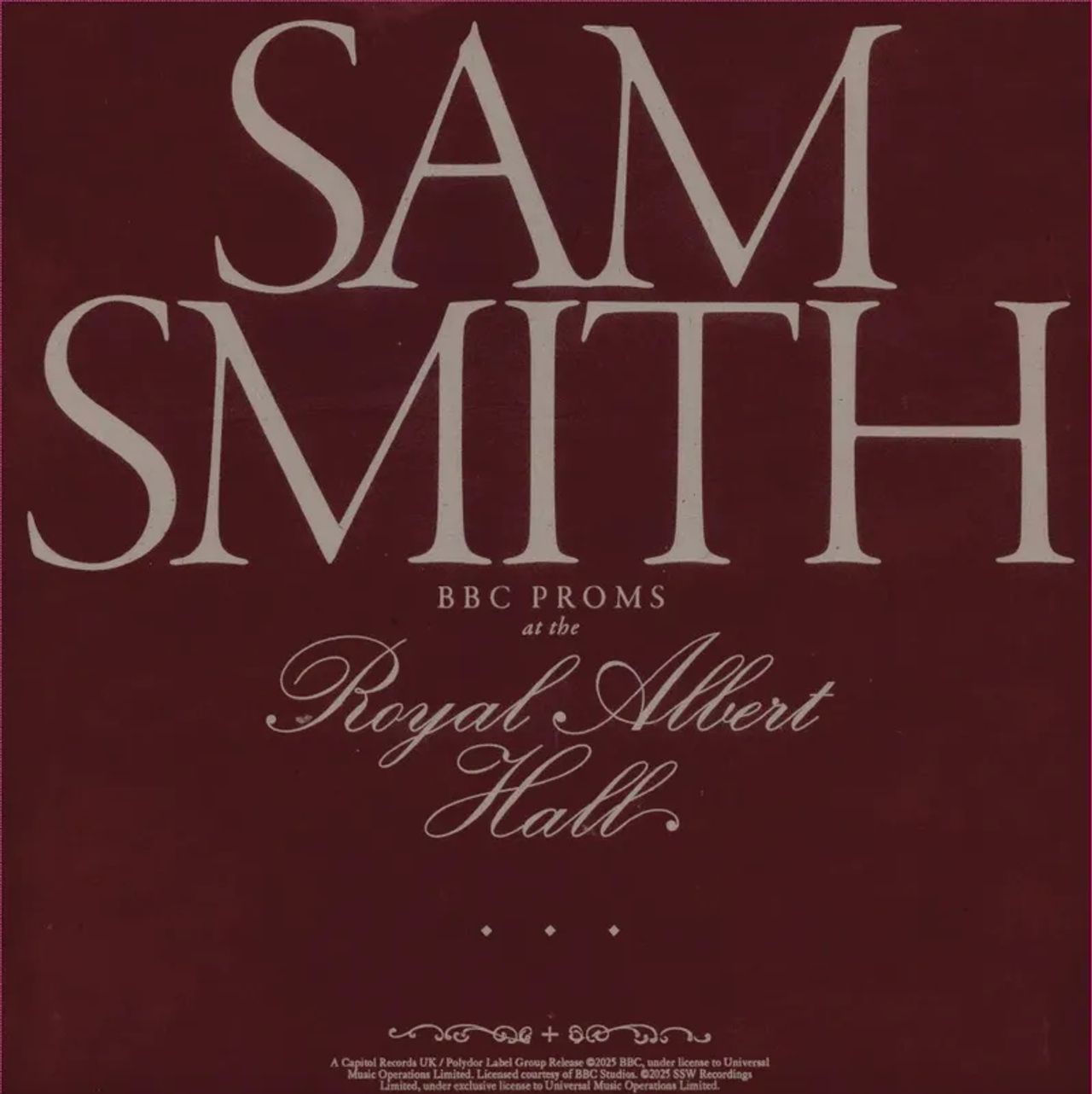 Sam Smith BBC Proms At The Royal Albert Hall - RSD 2025 - Sealed UK 2 ...