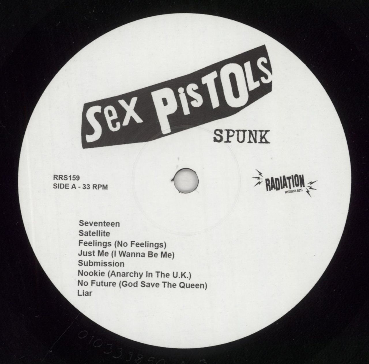 Sex Pistols Spunk (The Demos 1976–1977) - Black Vinyl Italian Vinyl LP — RareVinyl.com