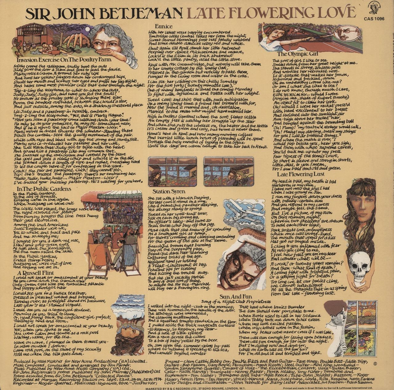 Sir John Betjeman Late Flowering Love - 1st UK Vinyl LP — RareVinyl.com