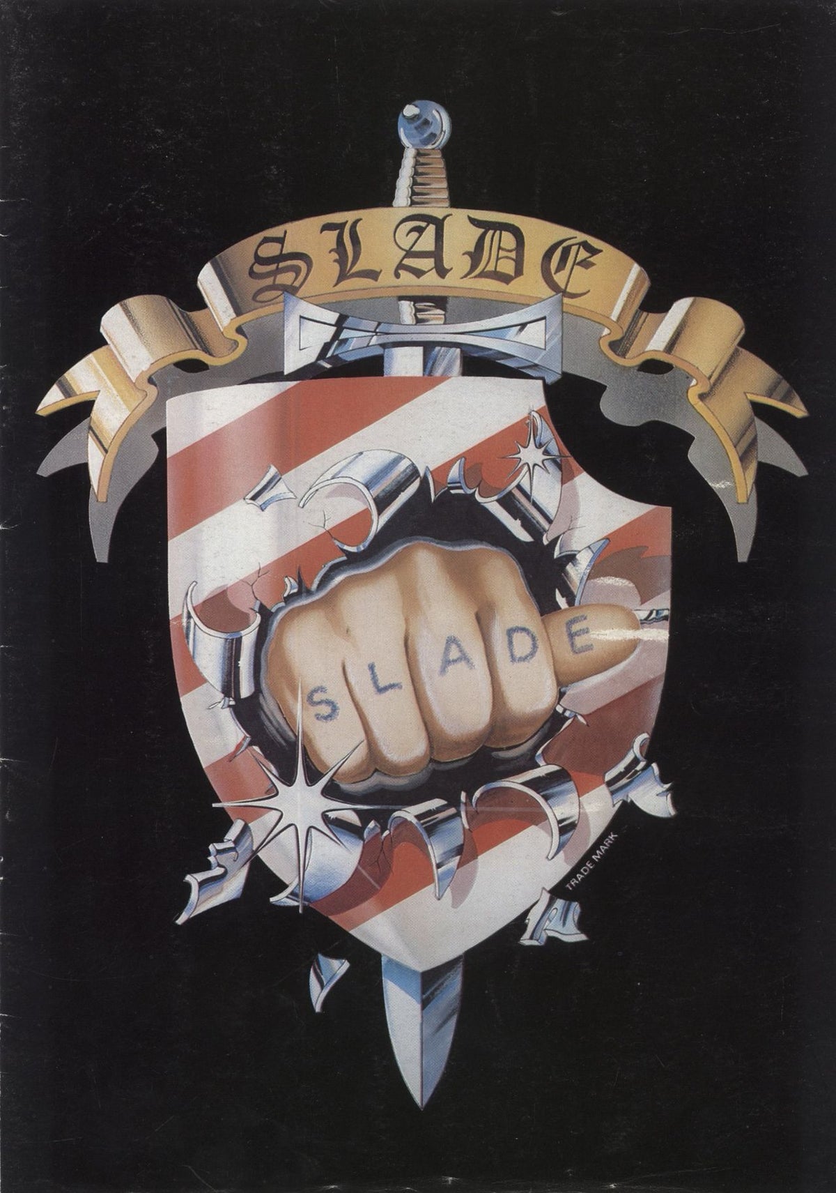 Slade We'll Bring The House Down Tour + Ticket UK Tour programme — RareVinyl.com