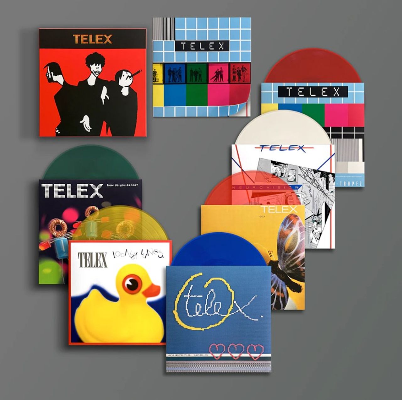 Telex Telex: Deluxe Edition - Coloured Vinyl Box Set - Sealed UK Vinyl — RareVinyl.com