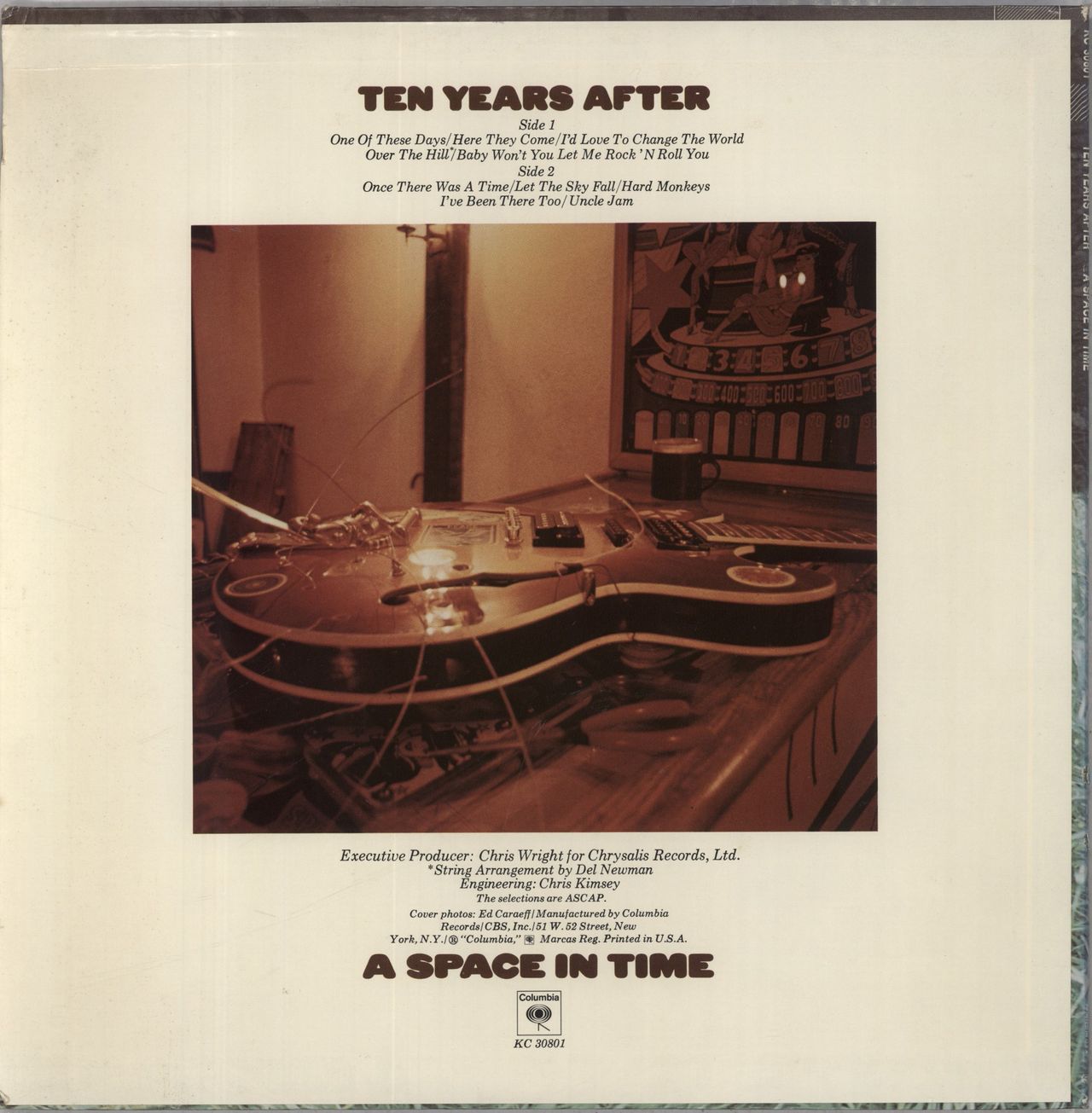 Ten Years After A Space In Time US Vinyl LP — RareVinyl.com