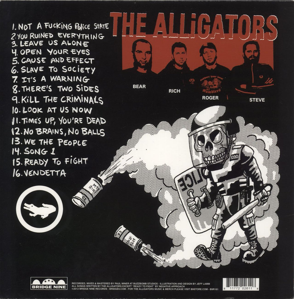 The Alligators Time's Up You're Dead - Red Vinyl US Vinyl LP ...