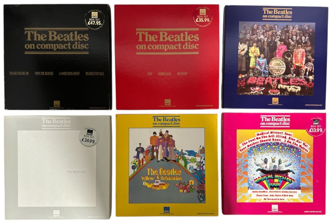 The Beatles HMV Boxed Sets - Complete Set with HMV price stickers UK C — RareVinyl.com
