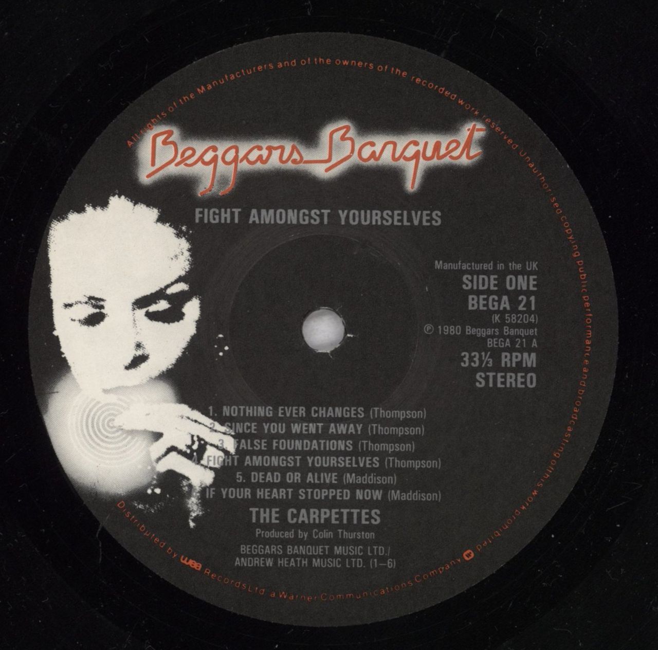 The Carpettes Fight Amongst Yourselves + Press Pack UK Vinyl LP ...