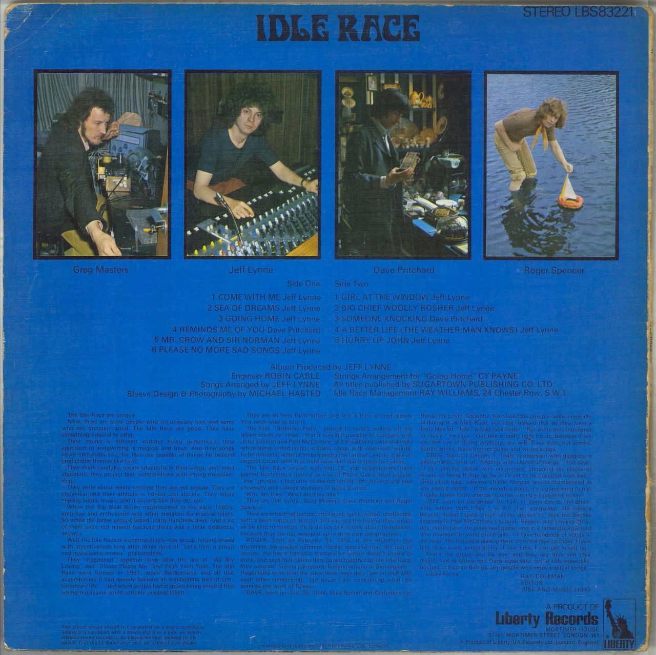 The Idle Race Idle Race - VG UK Vinyl LP — RareVinyl.com