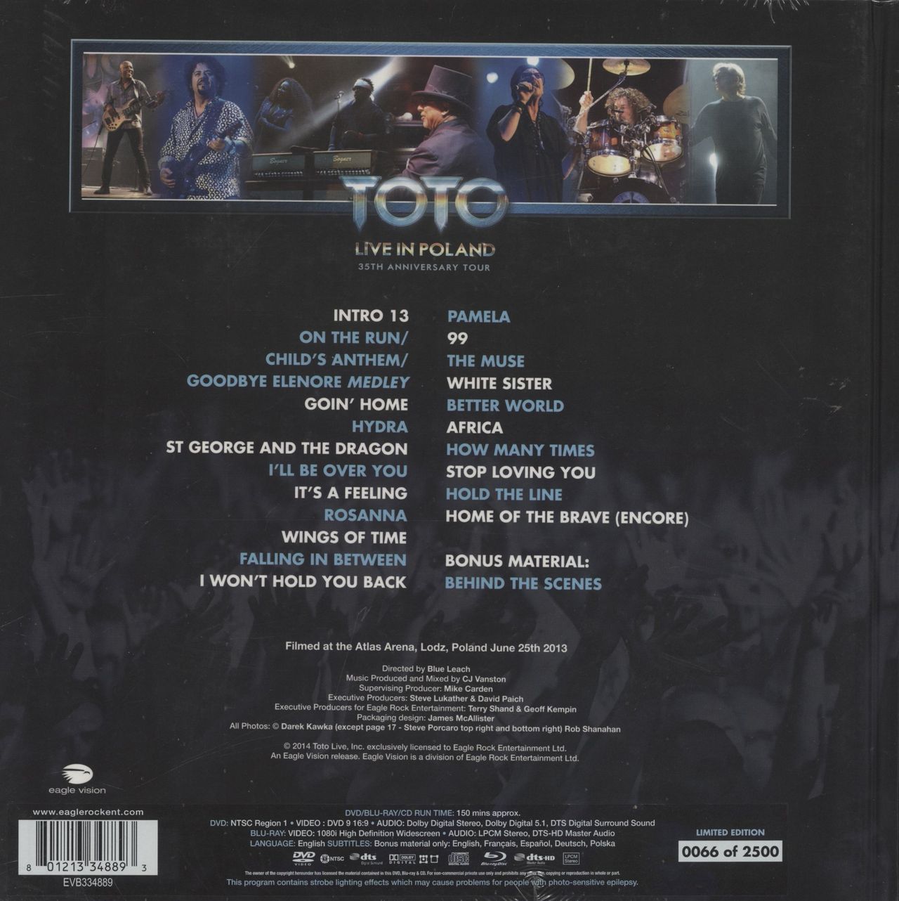 Toto 35th Anniversary - Live In Poland US 4-CD set — RareVinyl.com
