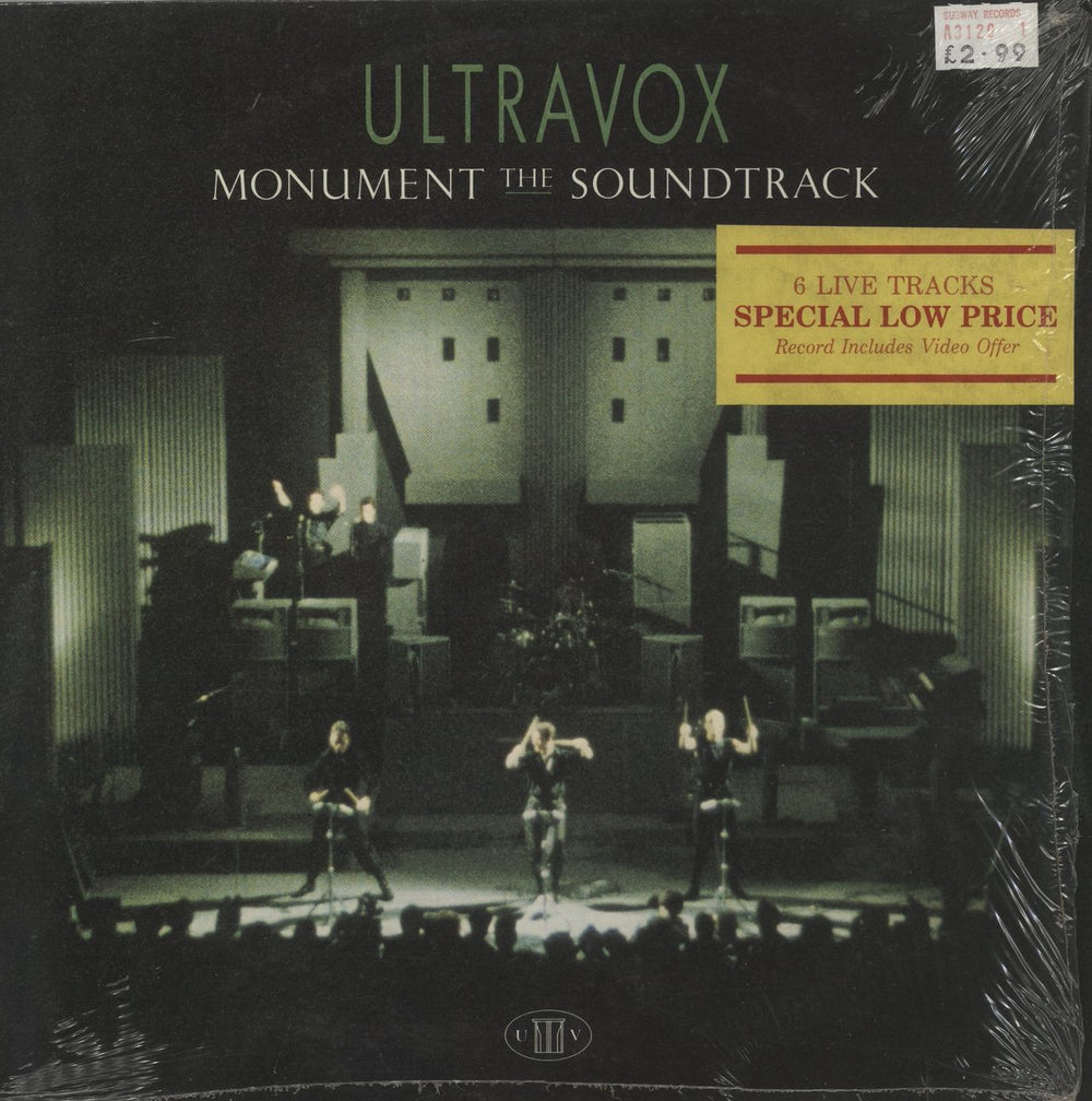 Ultravox Monument - Hype Sticker + Shrink & Insert UK Vinyl LP ...