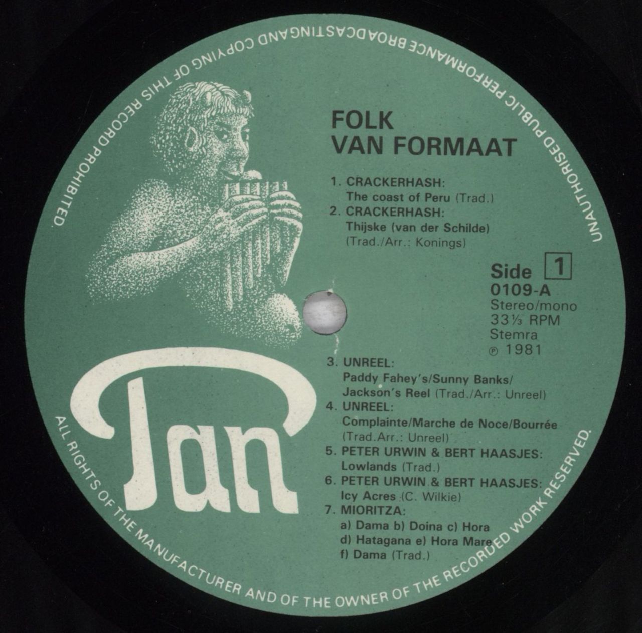 Various-Folk Folk Van Formaat Dutch Vinyl LP — RareVinyl.com