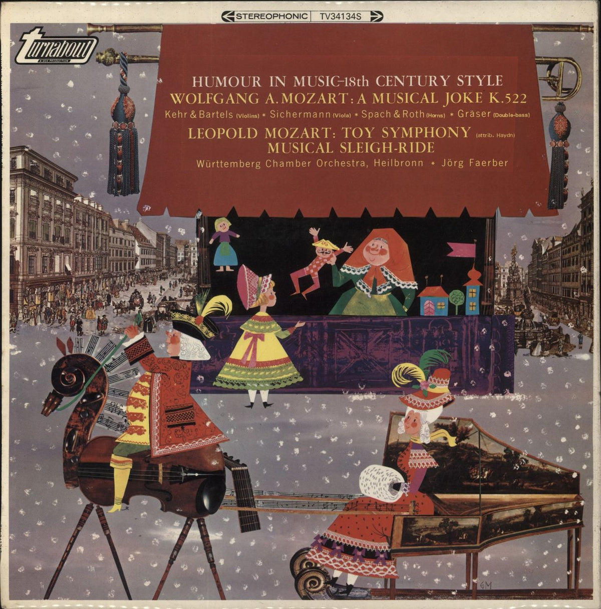 Wolfgang Amadeus Mozart Humour In Music - 18th Century Style UK Vinyl — RareVinyl.com